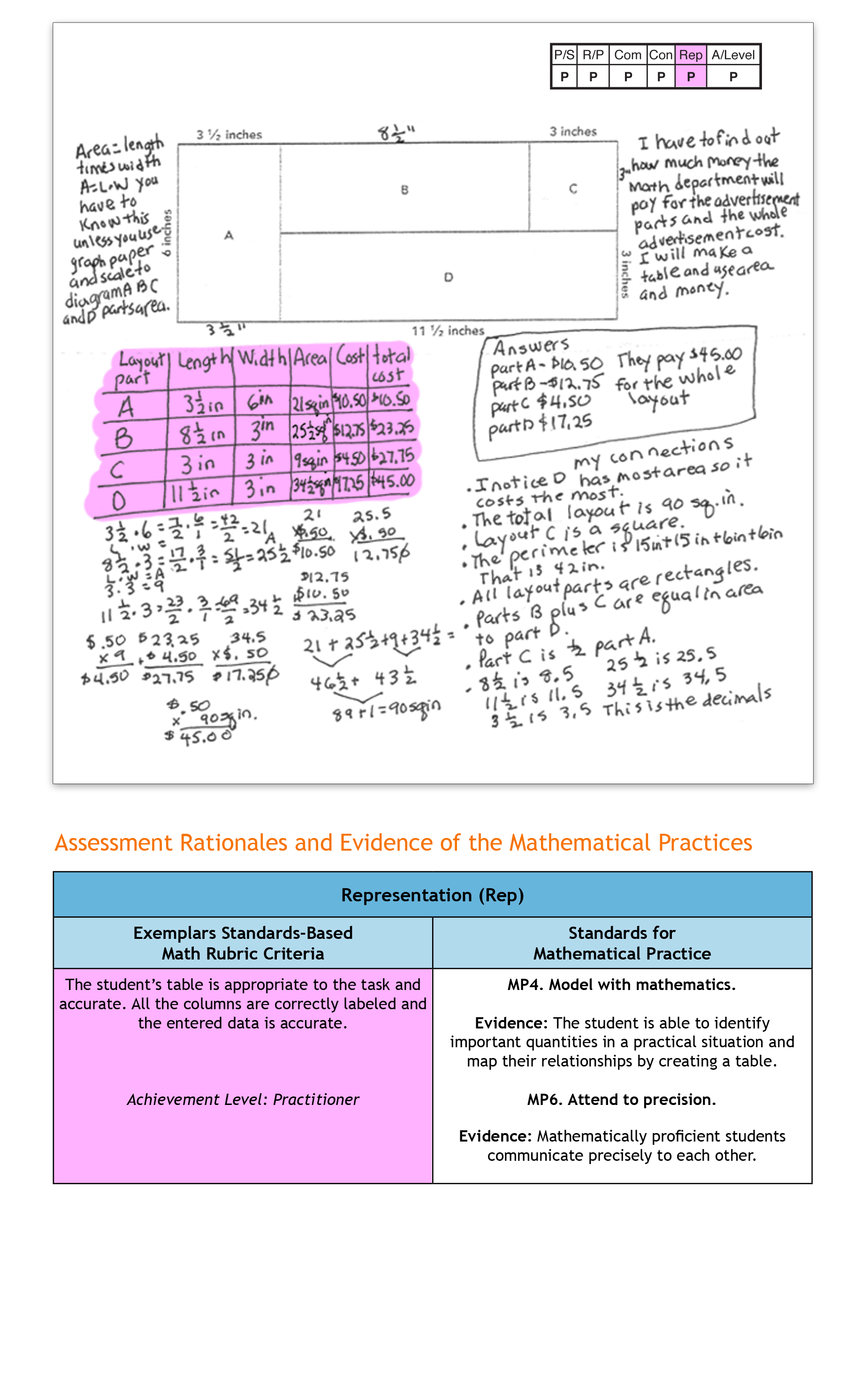 Supporting The Standards For Mathematical Practice With Exemplars